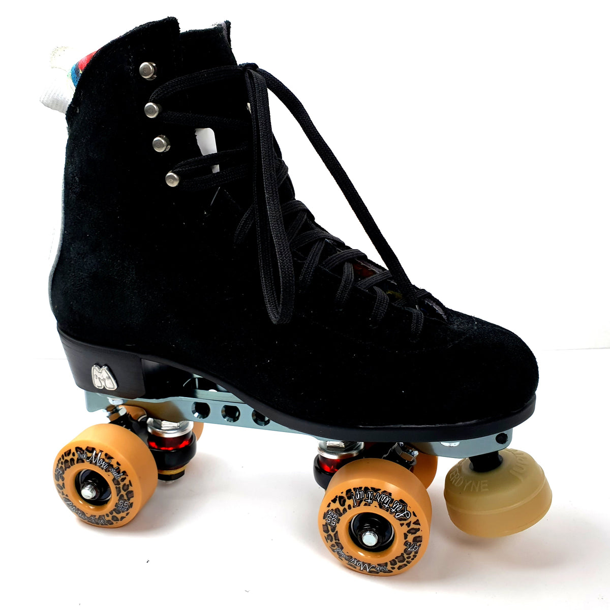 Moxi Jack Roller Skates Black w/ Reactor Pro Plate – Skate Warehouse