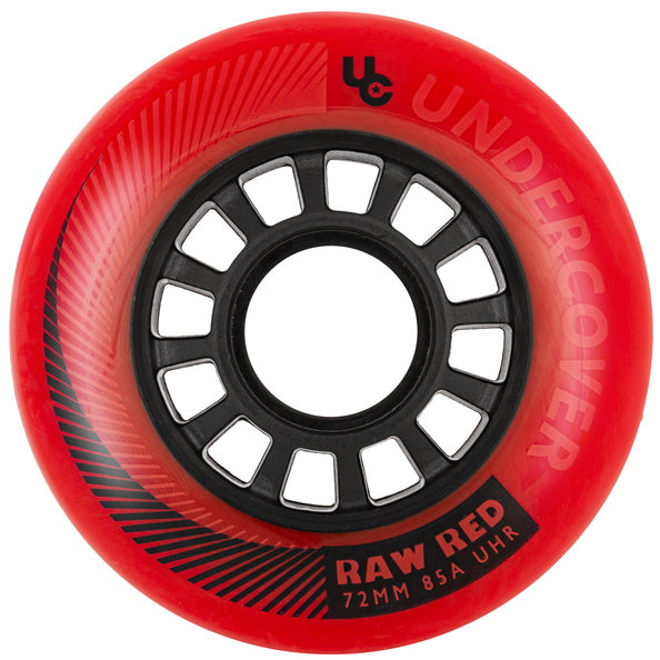 Undercover Wheels Raw Red 72mm 85a 4 pack – Skate Warehouse