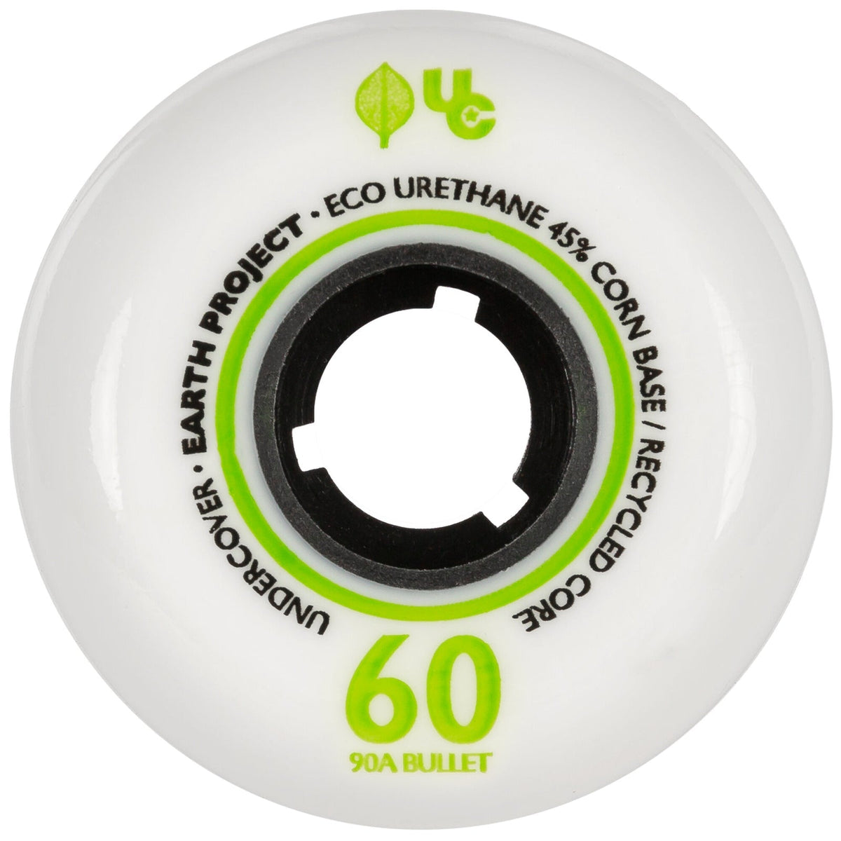 UC Earth Inline Wheels 60mm 90a White 4 Pack – Skate Warehouse