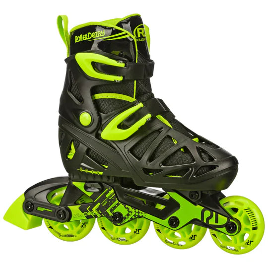 RDS Tracer Black/Green Adjustable Inline Skates – Skate Warehouse